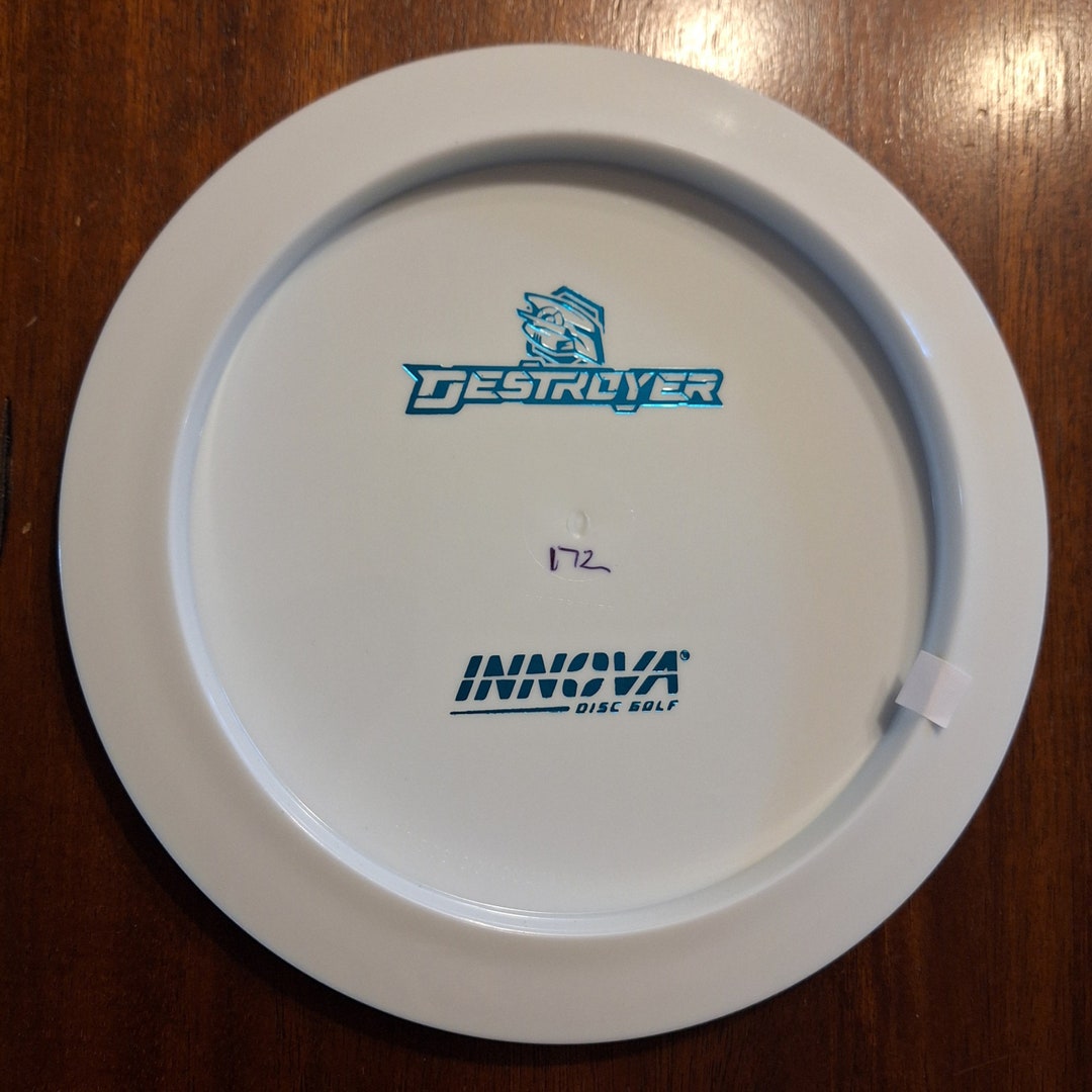 Innova Destroyer 172g Blank White Star Bottom Stamped Disc - Etsy