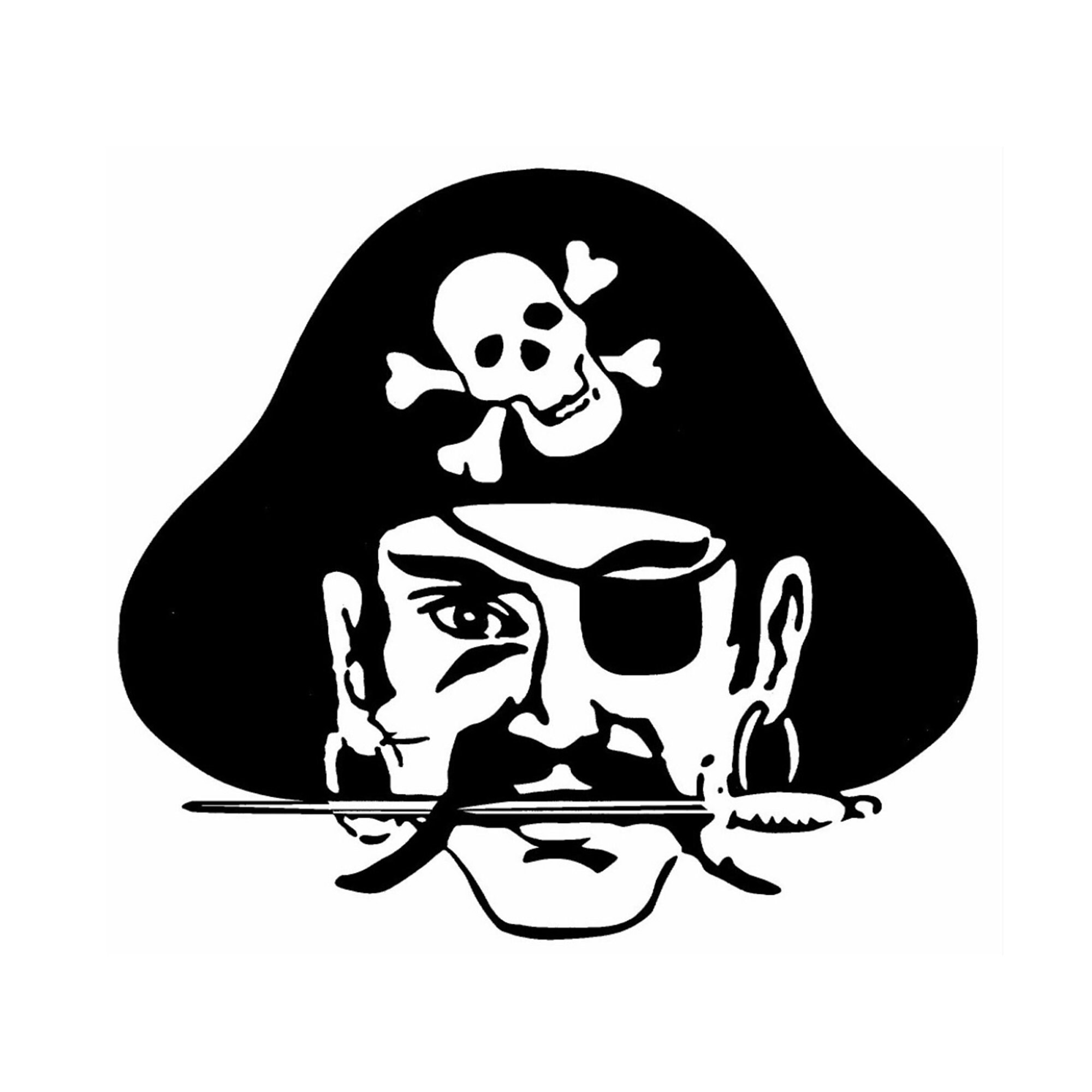 Pirate Mascot SVG - Etsy