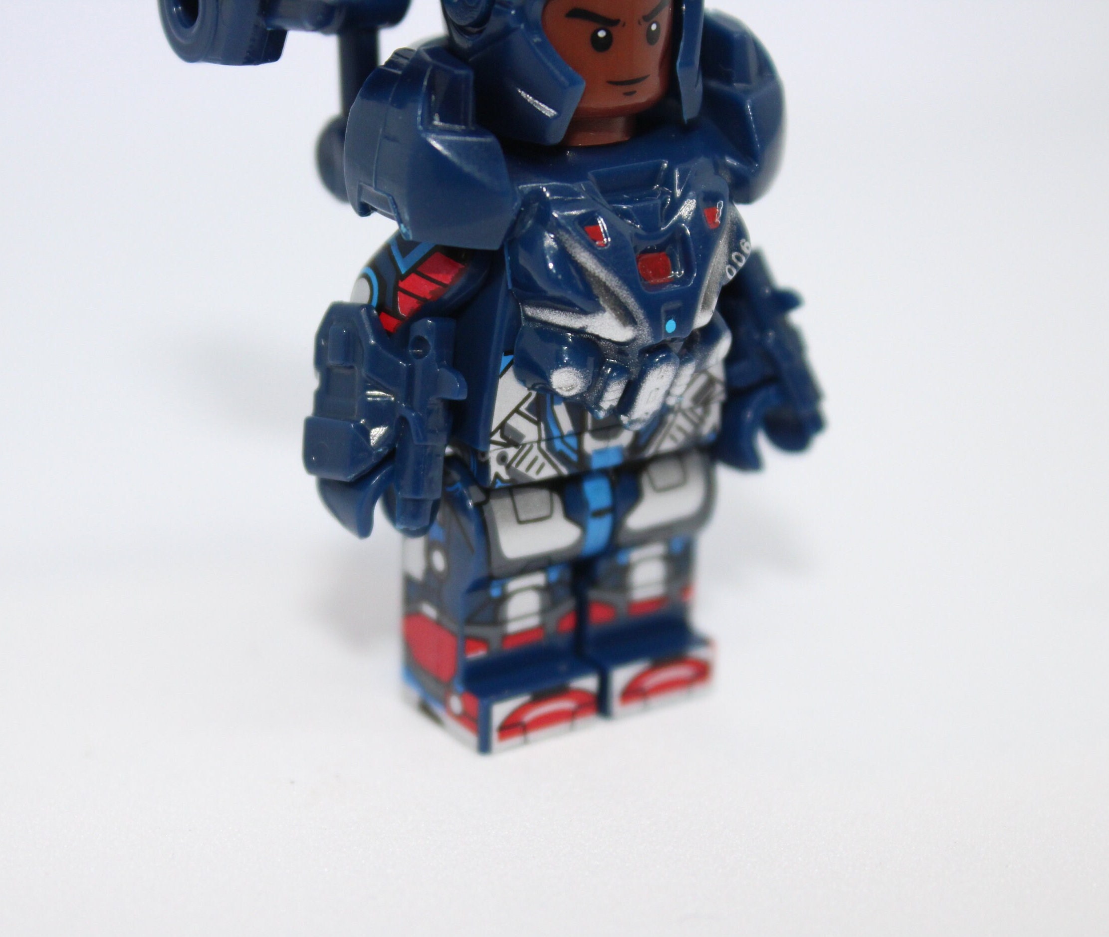 War Machine 3 Custom Marvel Minifigure Dark Navy - Etsy