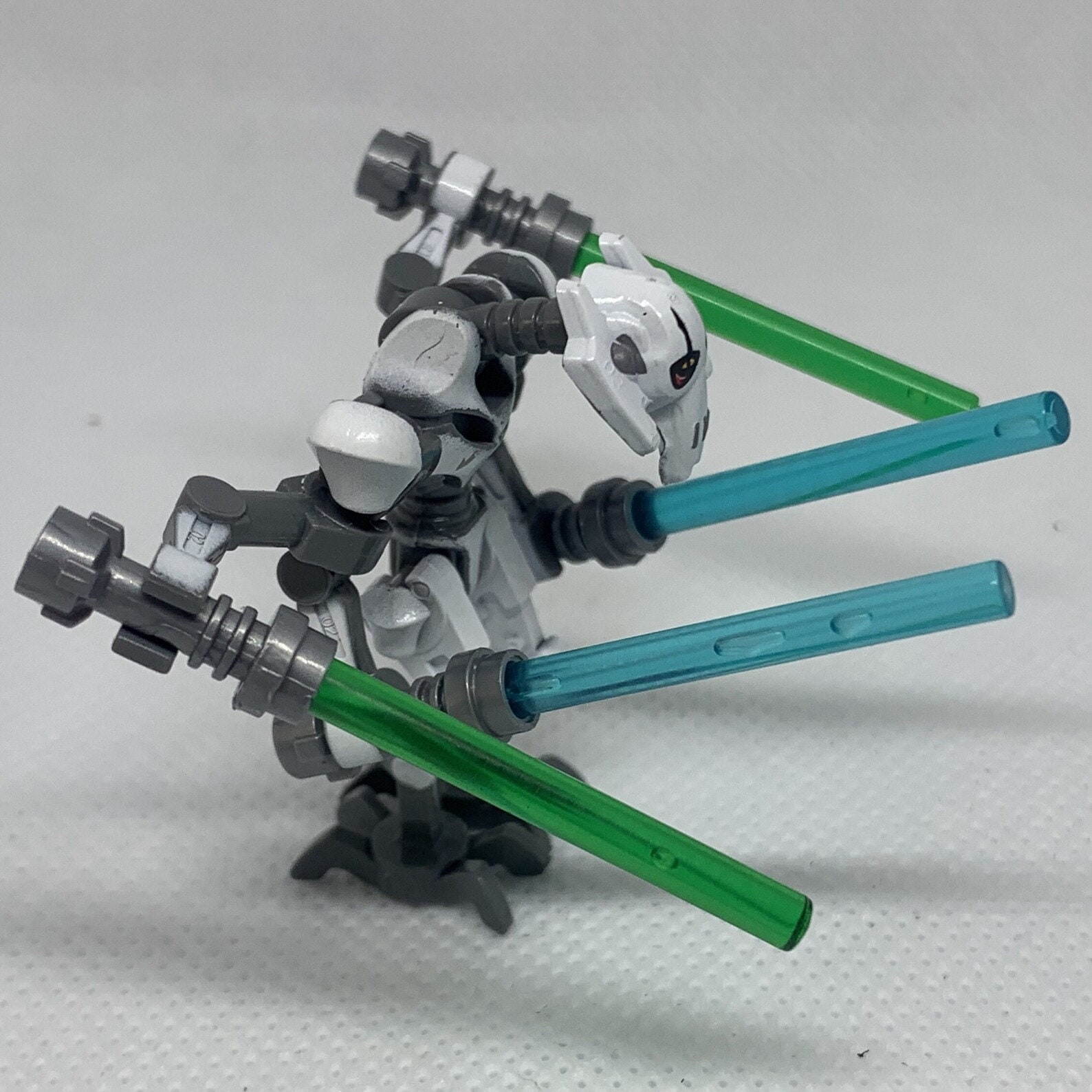 General Grievous Minifigure Star Wars White Battle Droid General - Etsy
