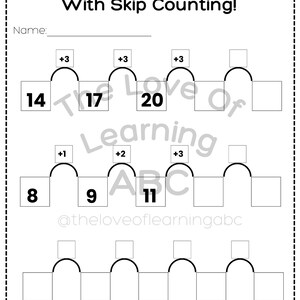Exploring Growing and Shrinking Number Patterns With Skip Counting ...