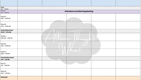 Editable and Customizable Digital Weekly Planner - Etsy
