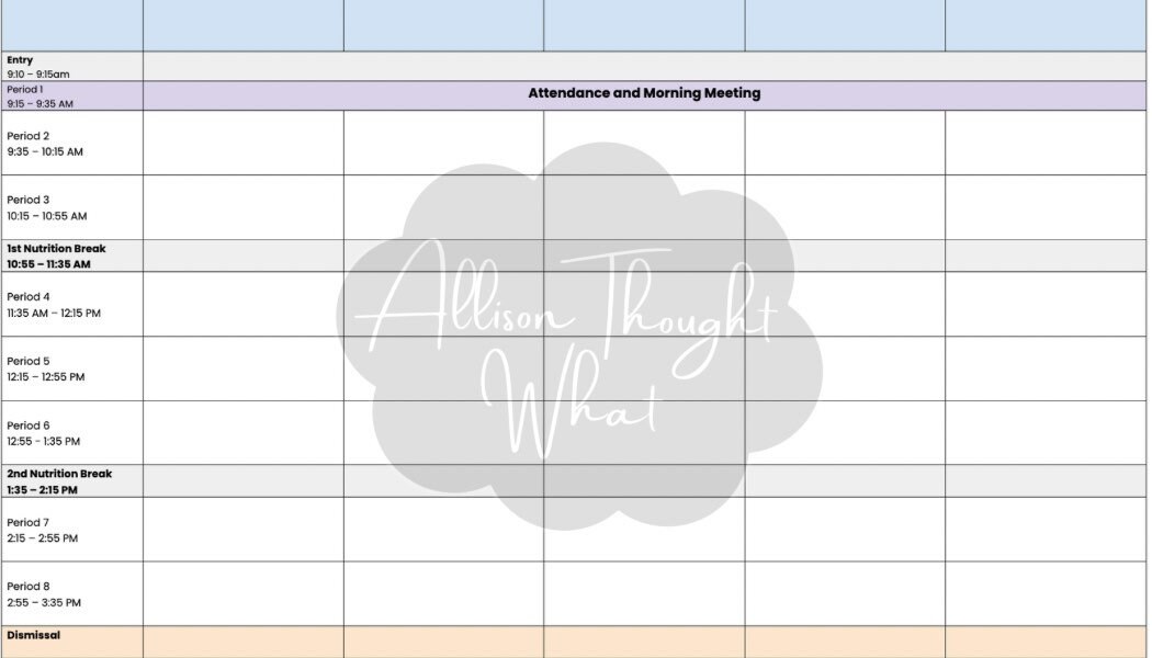Editable and Customizable Digital Weekly Planner - Etsy