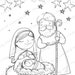 Christian Christmas Coloring Pages Religious Non/not Secular Colouring ...