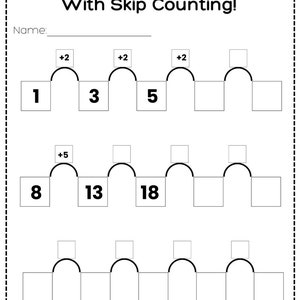 Exploring Growing and Shrinking Number Patterns With Skip Counting ...