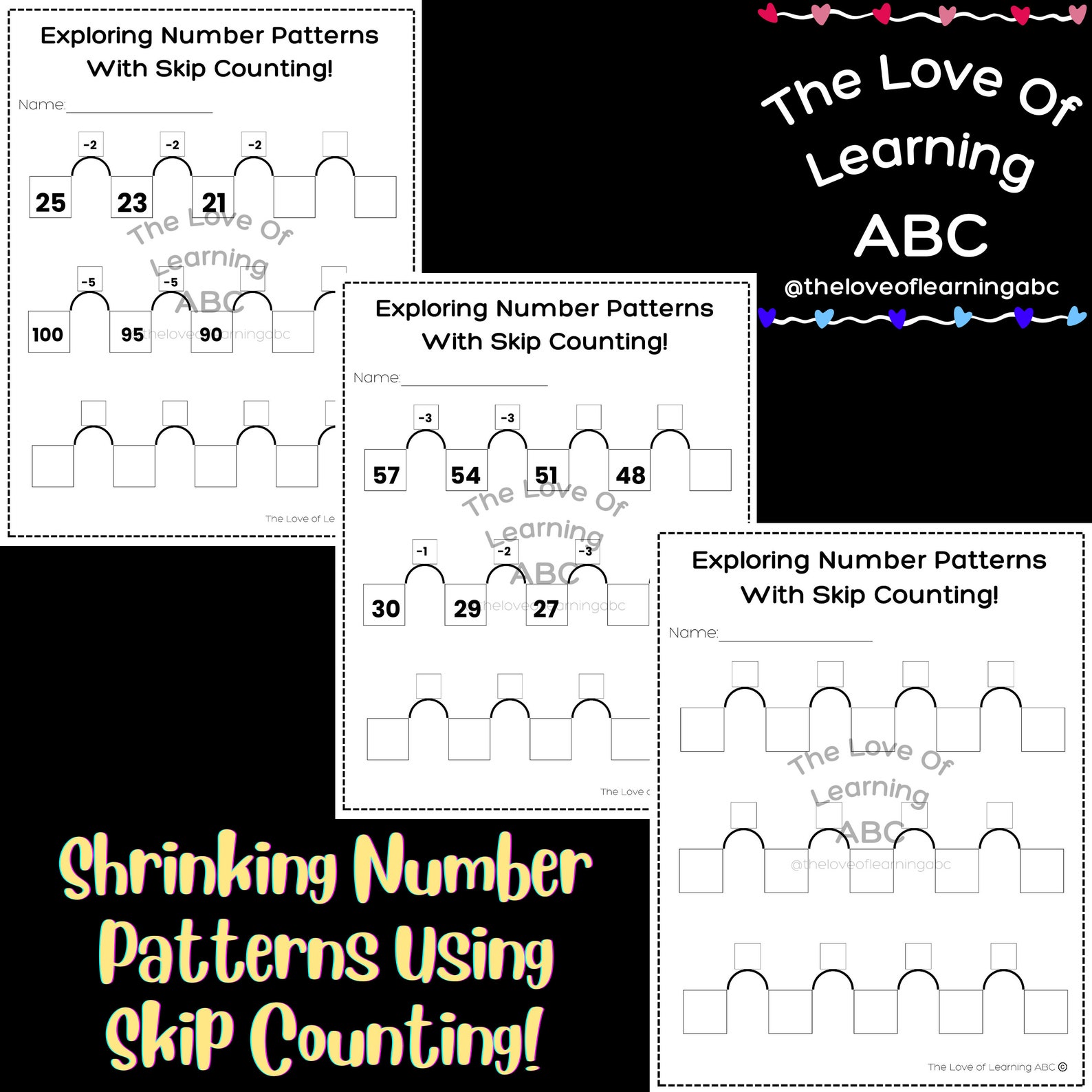 Exploring Growing and Shrinking Number Patterns With Skip Counting ...