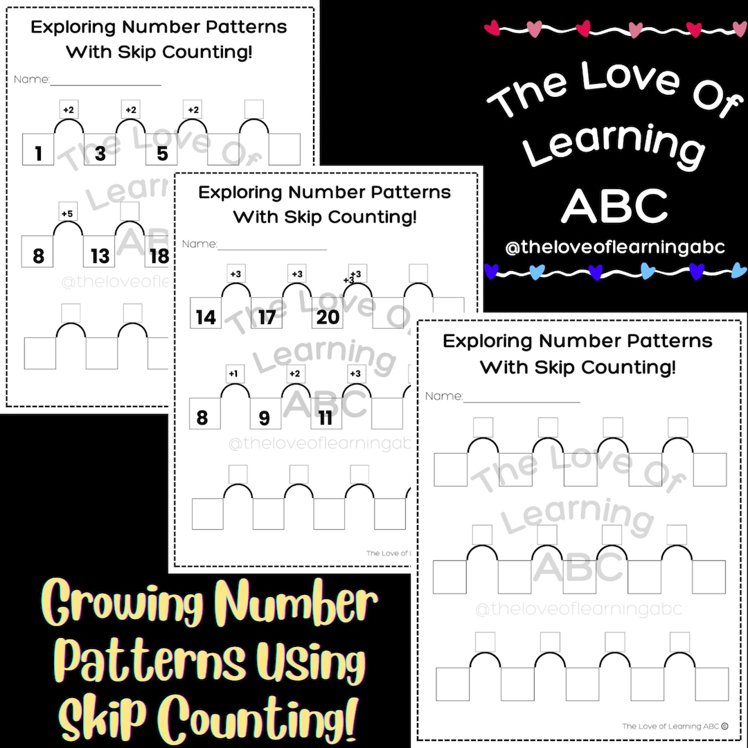 Exploring Growing and Shrinking Number Patterns With Skip Counting ... Exploring Growing and Shrinking Number Patterns With Skip Counting ...