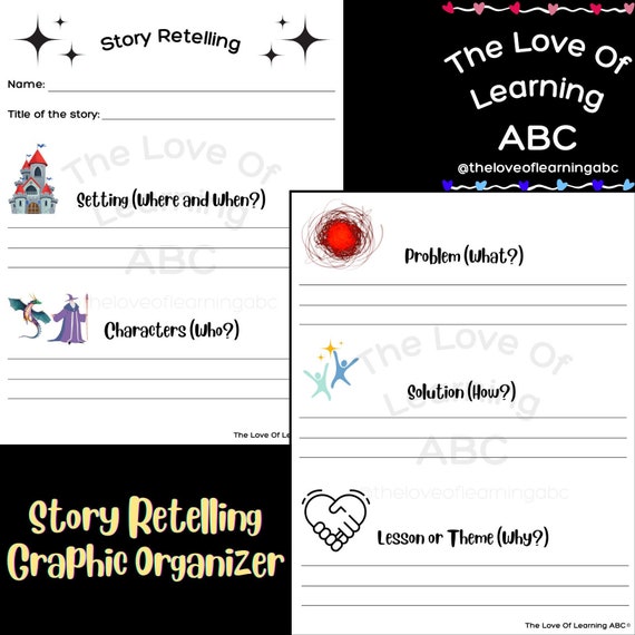 Retelling Story Worksheet Story Retelling Worksheets