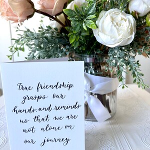 Hand Written Card Personalised Card Custom Hand Lettered Card Positive ...