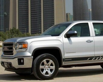 GMC Sierra ROCKER PANEL Vinyl Decal Sticker Graphics Kit | Etsy