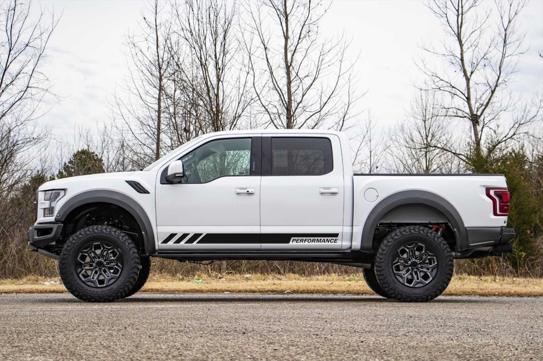 2015 -2024 Ford F-150 PERFORMANCE ROCKER PANEL Stripe Vinyl Decal ...