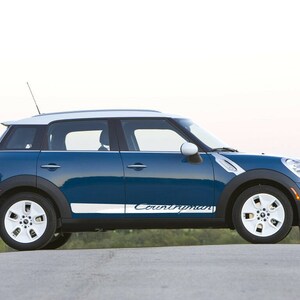 Mini Countryman R60 Lower Rocker Panel Stripes Vinyl Decal Sticker ...