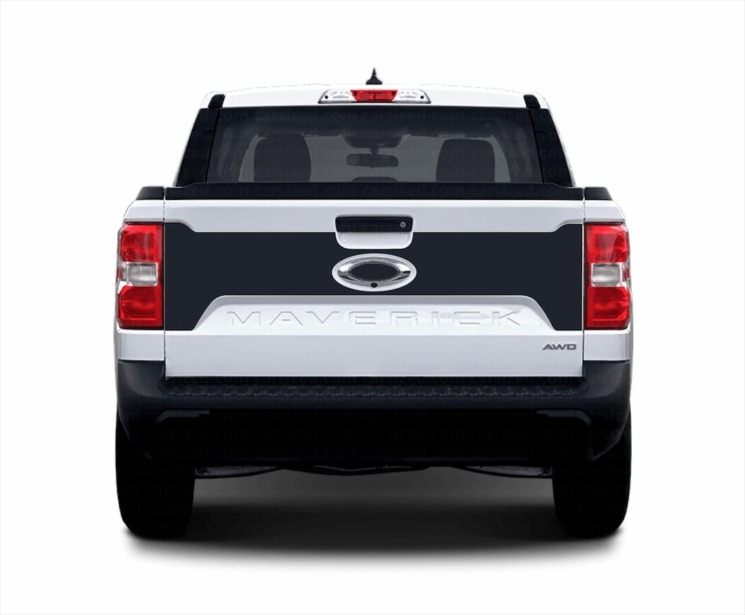 Tailgate Vinyl Back Decal Fits Ford Maverick 2021 - 2025 Sticker ...