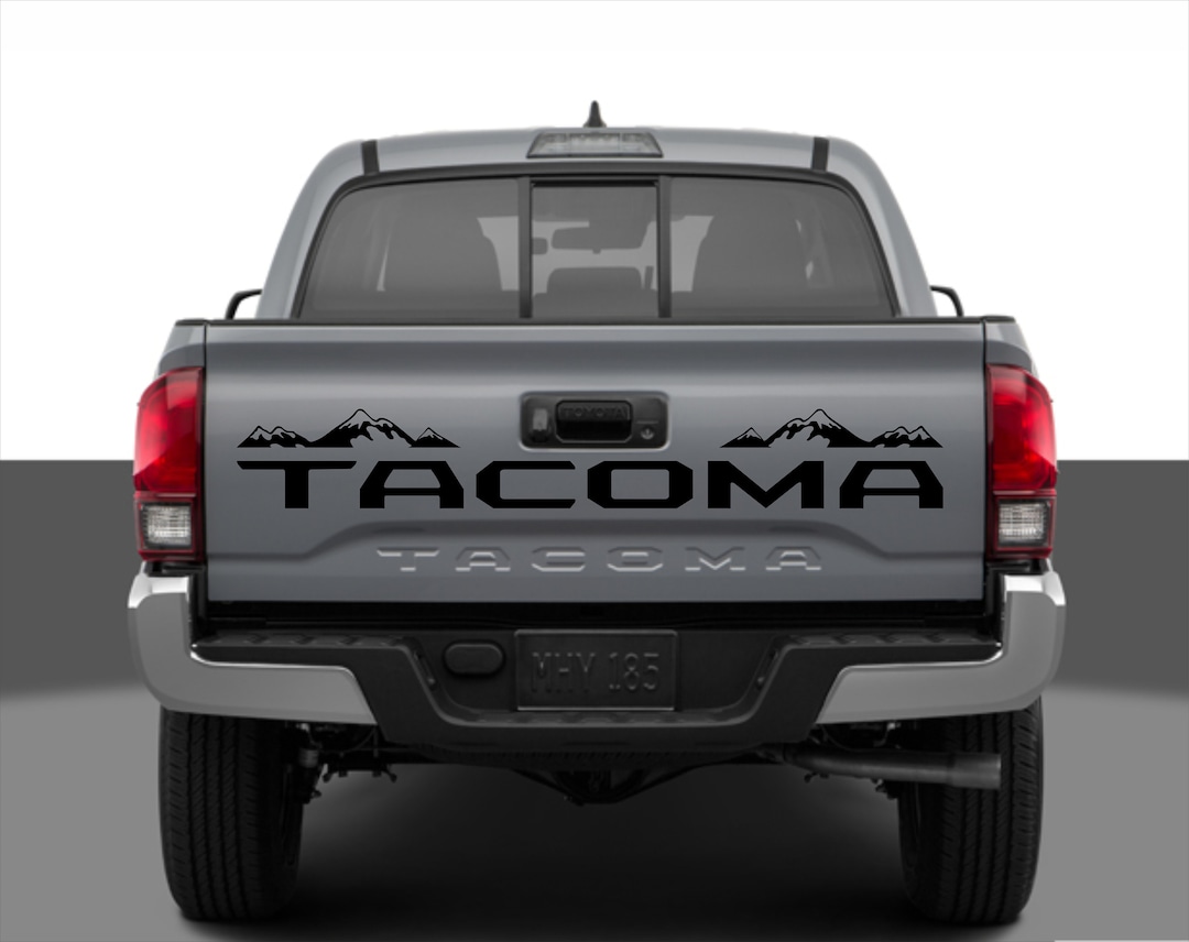 Toyota TACOMA 2016 2022 Tailgate Wild MOUNTAINS Vinyl Decal Sticker ...