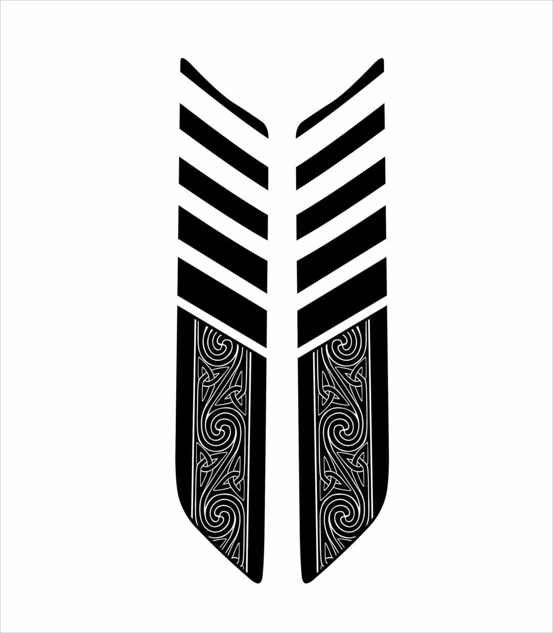 Ford Bronco Sport 2020 - 2024 Split Hood Stripes Vinyl Decal Sticker ...