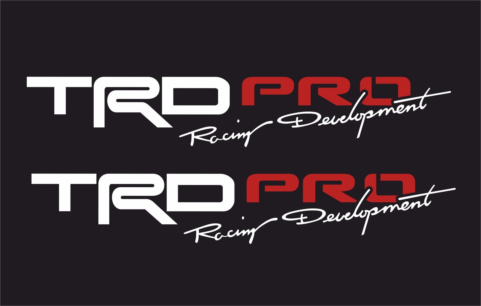 Toyota Tacoma Tundra 2016 2022 TRD PRO Racing Development - Etsy