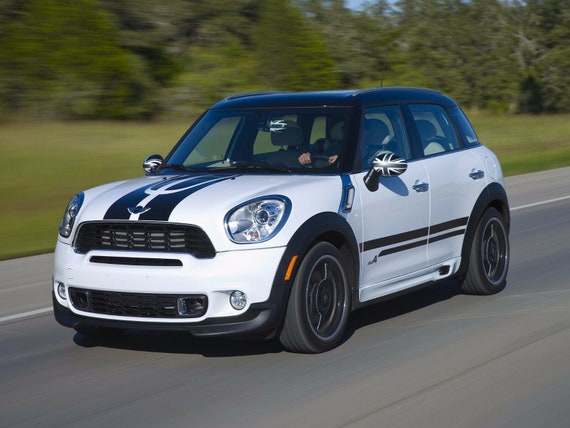 Mini Cooper S Countryman All4 R60 Viper FULL BODY Stripes Vinyl Decal Sticker Graphics Kit Etsy