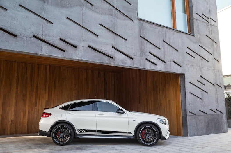 Mercedes-benz AMG Glc-class C253 Lower Rocker Panel Stripe Vinyl Decal ...