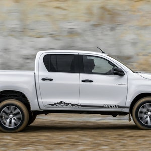 Toyota HILUX 2016 - 2022 Wild Mountains ROCKER Panel Vinyl Decal ...
