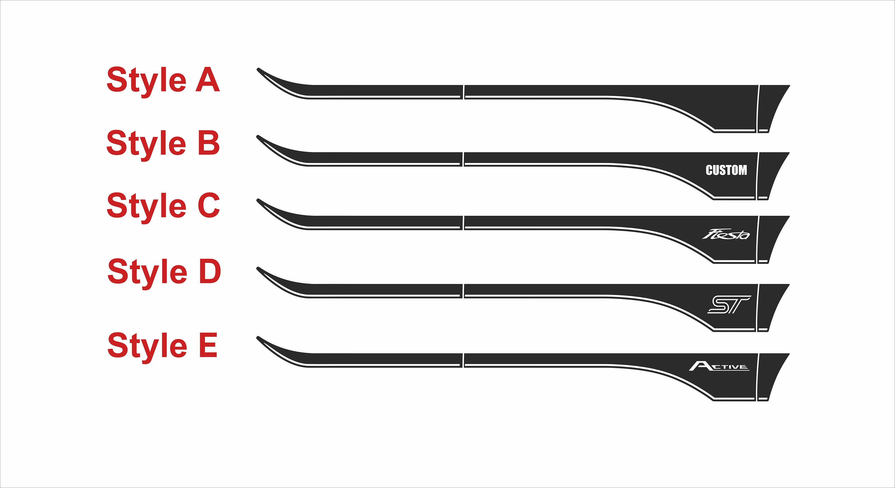 Side Body Decals Stickers Graphic Kit Compatible With Ford - Etsy