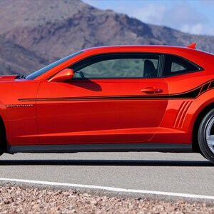 Chevrolet Camaro 2010-2013 Side Stripe Vinyl Decal Sticker Graphics Kit ...