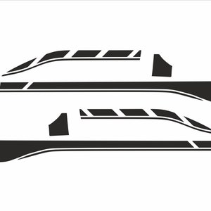 Rocker Panel Side Stripe Decals Stickers Graphic Kit Fits Toyota Rav4 ...