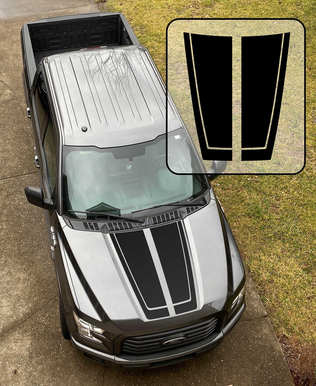 2015-2020 Ford F-150 HOOD Vinyl Decal Sticker Graphics Kit - Etsy