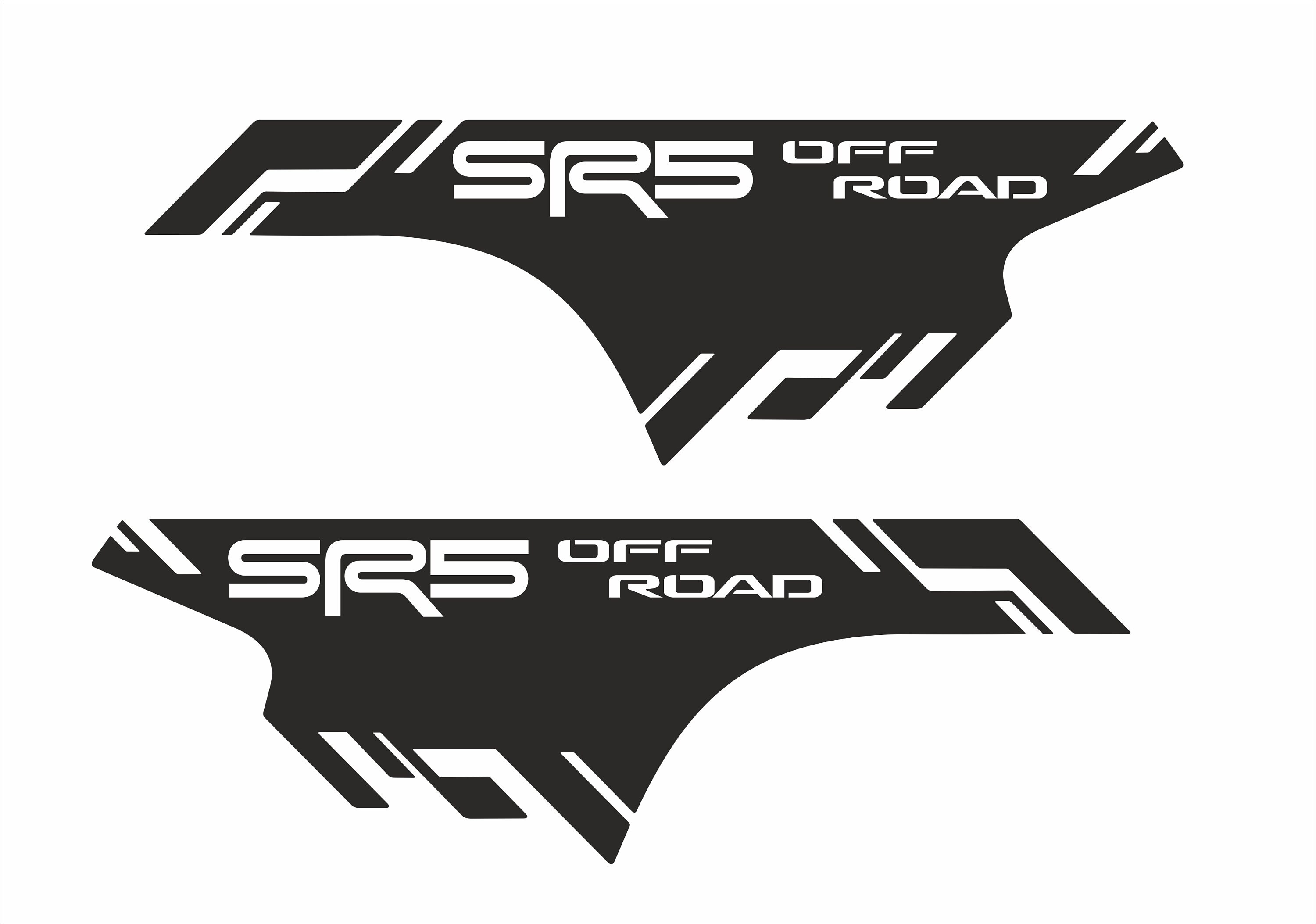 Toyota Tacoma 2016 - 2023 SR5 OF ROAD Bed Vinyl Decal Sticker Graphics ...