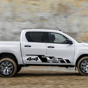 Toyota HILUX 2016 - 2022 4X4 ROCCO ROCKER Panel Vinyl Decal Sticker ...