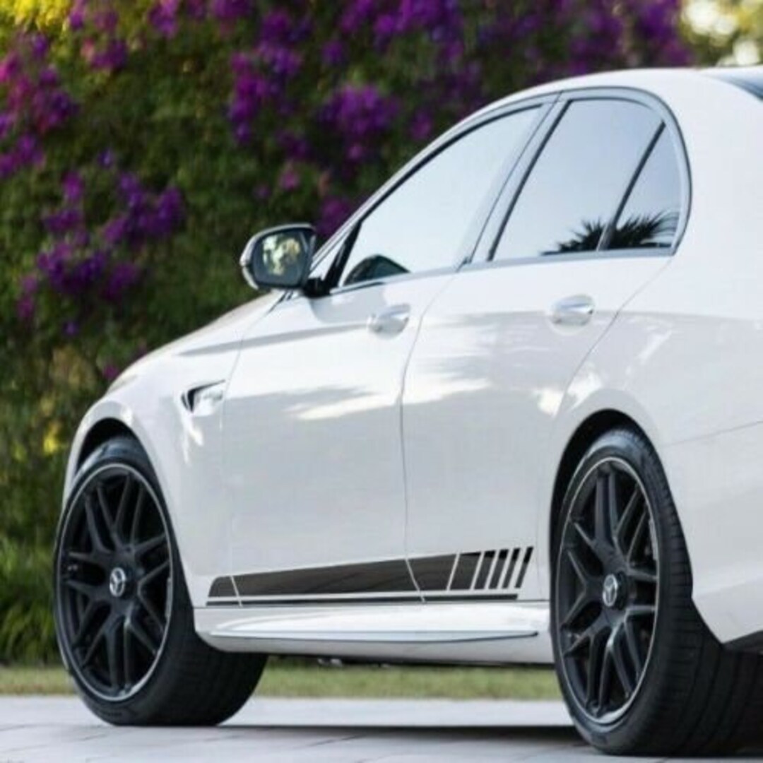 Mercedes-benz E Class S213 Lower Rocker Panel Stripe Vinyl Decal ...