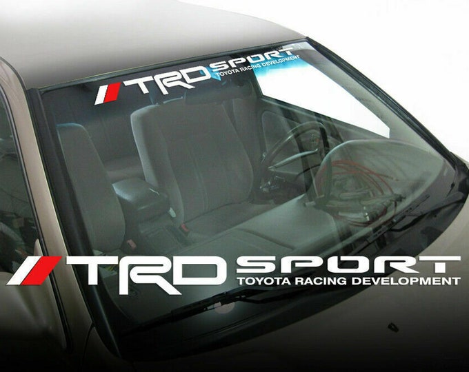 TRD Racing Development 4x4 off Road Mountains Windshield Banner Vinyl ...