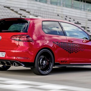 MK7 MK7.5 MK8 VOLKSWAGEN Golf TCR Honeycomb Side Vinyl Decal Sticker ...