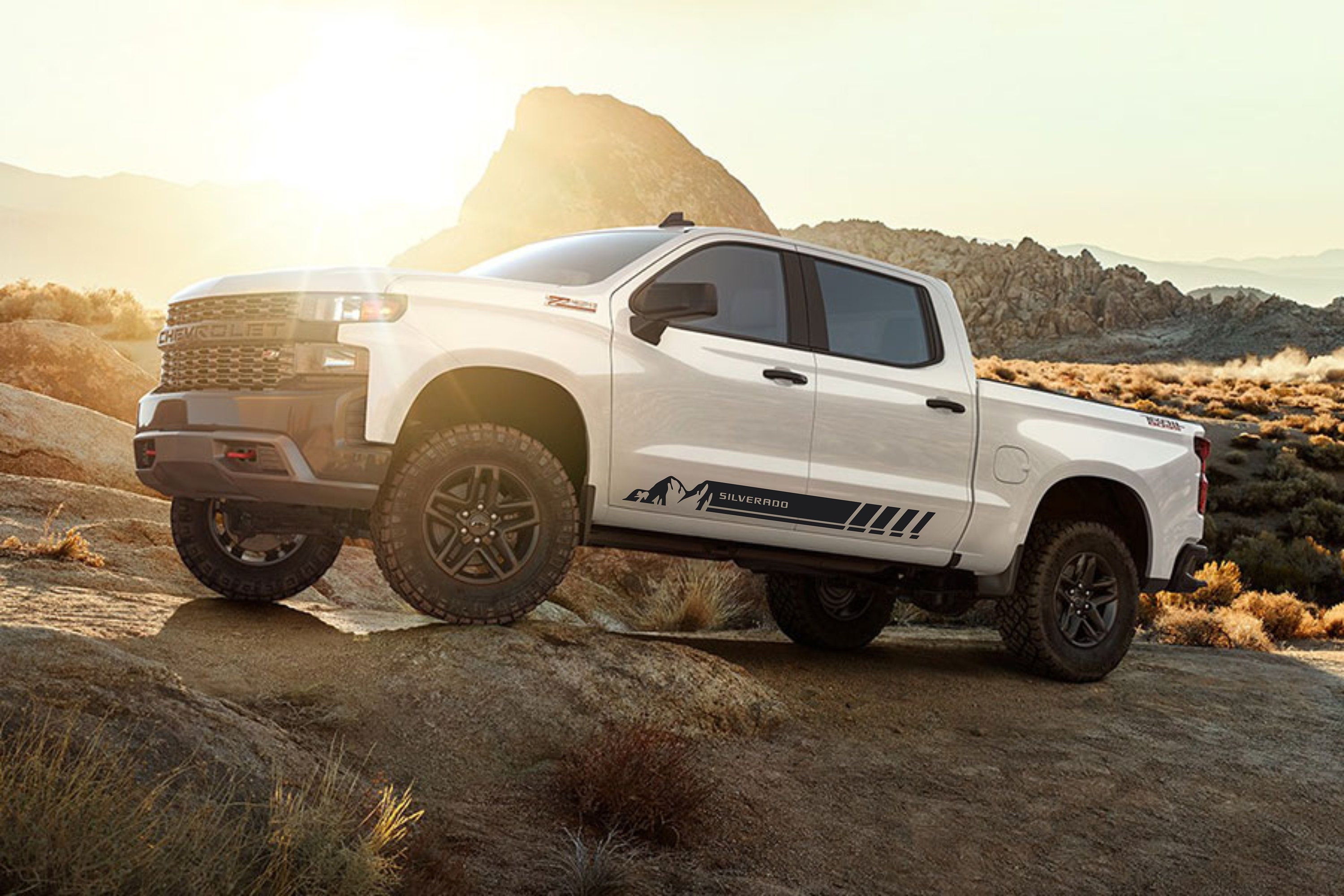 Chevrolet SILVERADO Rocker Panel Vinyl Decal Sticker Graphics - Etsy