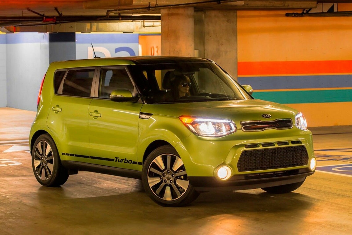 Kia Soul 2014-2018 TURBO Rocker Panel Stripe Vinyl Decal Sticker ...