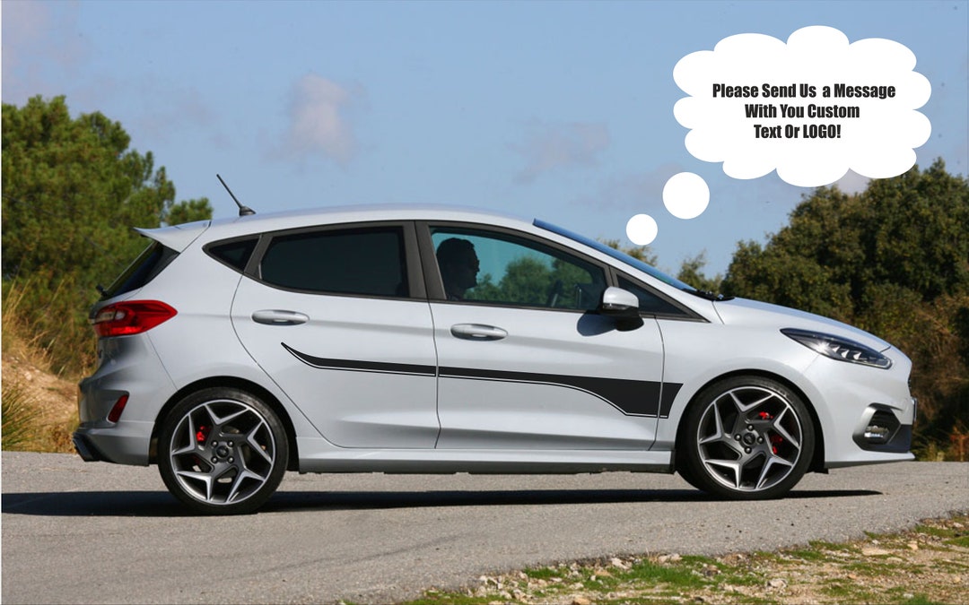 Side Body Decals Stickers Graphic Kit Compatible With Ford Fiesta 2019 ...
