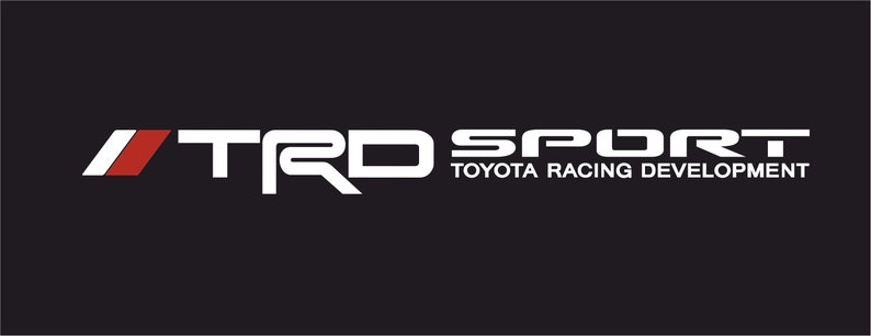 Toyota Racing Development TRD Motorsport Strip Car Windshield Vinyl ...