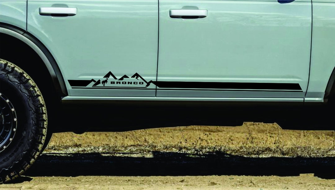 Ford Bronco Sport Wild Mountains ROCKER Panel Vinyl Decal Sticker ...