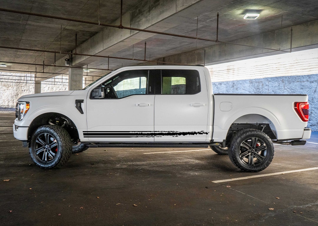 2015 2022 Ford F-150 ROCKER PANEL Stripe Vinyl Decal Sticker Graphics ...