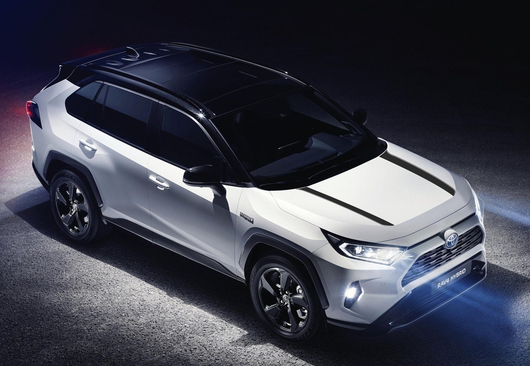 Toyota RAV4 Hood Decal - Custom Vinyl Graphics for RAV4 (2019-2024 ...