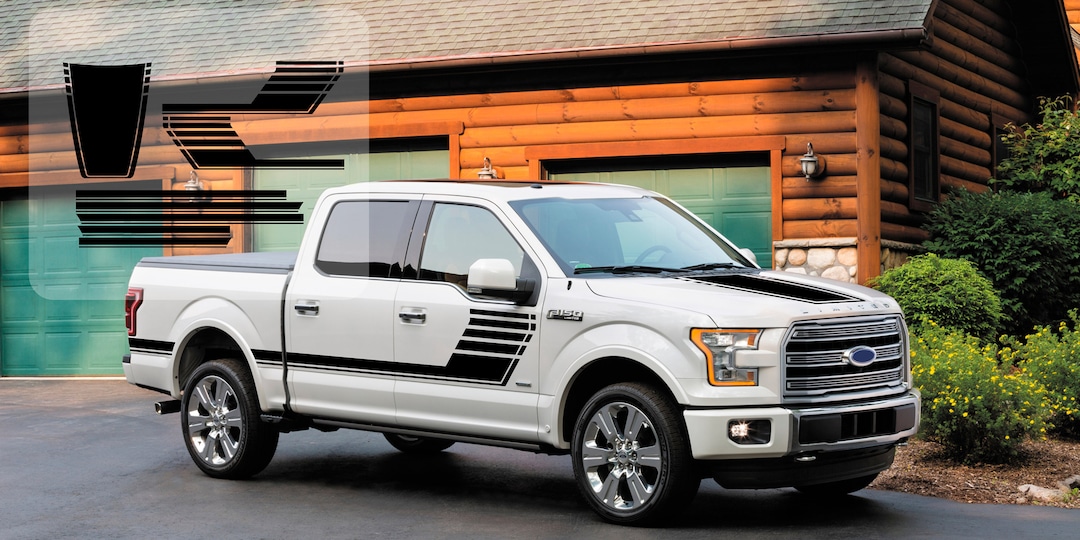FORD F-150 2016 - 2020 Hood and Side Large Vinyl Decal Sticker Graphics ...