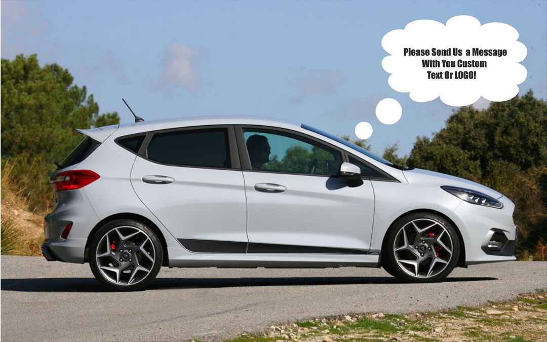 Rocker Panel Side Stripes Decals Stickers Compatible With Ford Fiesta ...