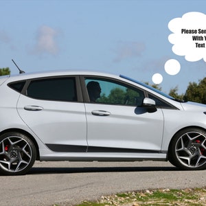 Rocker Panel Side Stripes Decals Stickers Compatible With Ford Fiesta ...