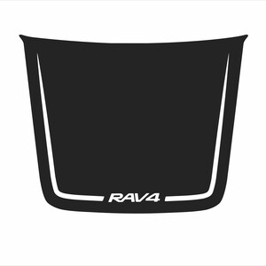 Toyota RAV4 Hood Decal - Custom Vinyl Graphics for RAV4 (2019-2024 ...