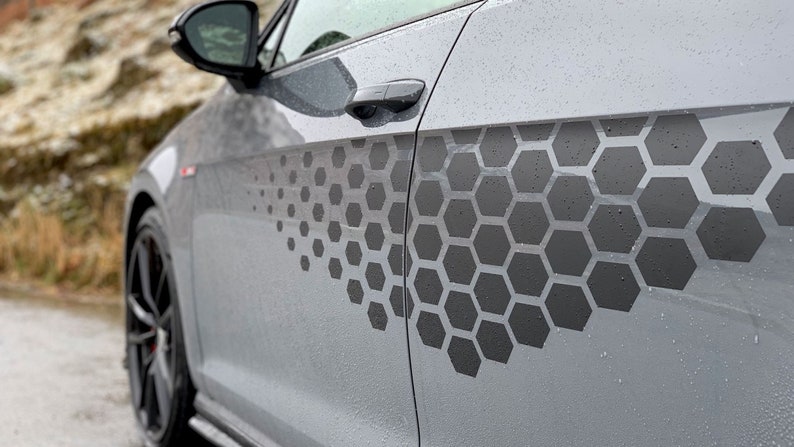 MK7 MK7.5 MK8 VOLKSWAGEN Golf TCR Honeycomb Side Vinyl Decal Sticker ...