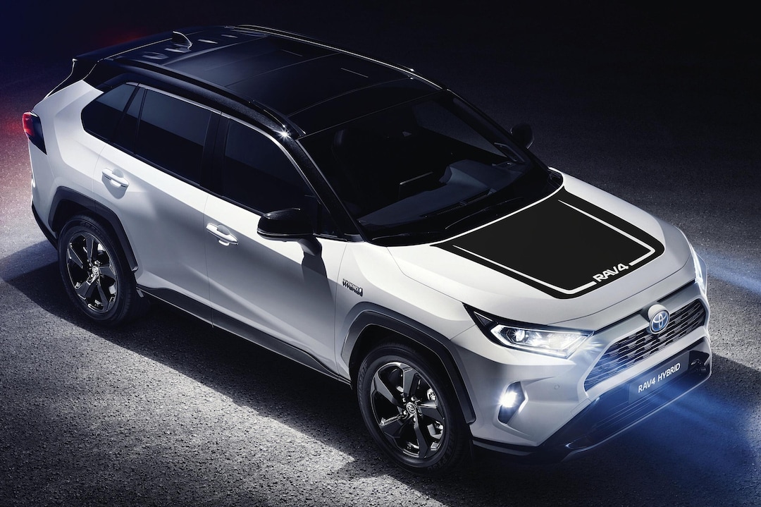 Toyota RAV4 Hood Decal - Custom Vinyl Graphics for RAV4 (2019-2024 ...