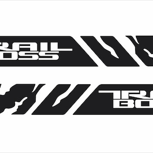 Chevrolet SILVERADO TRAIL BOSS Bedside Vinyl Decal Sticker Graphics Kit ...