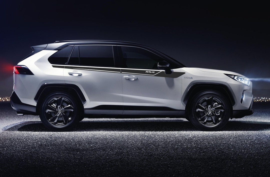 Toyota RAV4 Upper Body Stripe Decals - Custom Vinyl Graphics (2019-2024 ...