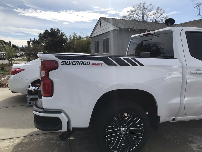 Chevrolet SILVERADO RST BED Vinyl Decal Sticker Graphics Kit Fits Chevy ...