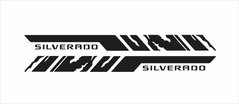 CHEVROLET SILVERADO Bedside Vinyl Decal Sticker Graphics Kit | Etsy