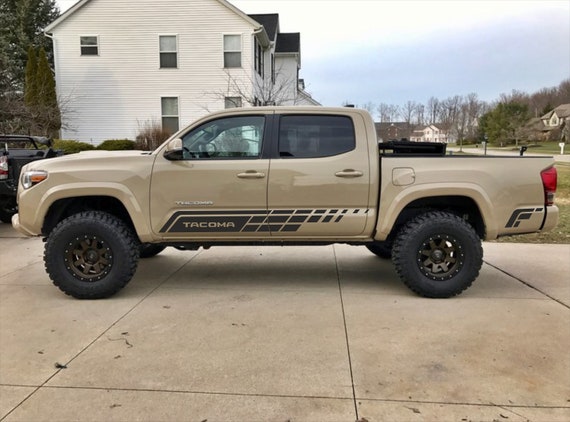 Toyota Tacoma 2016 2022 ROCKER PANEL and BED Vinyl Decal - Etsy